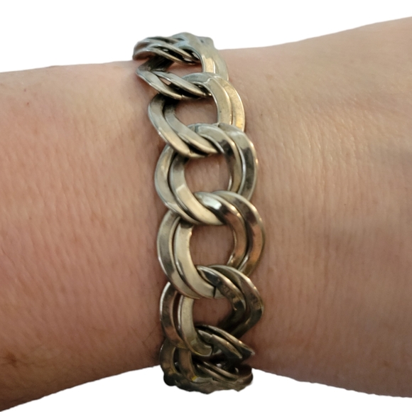 Estate | Jewelry | Vintage Silvertone Chain Bracelet 75 In | Poshmark